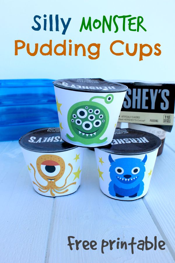 The Miami Dad: Scare Up Some Fun With Silly Monster Pudding Cups (FREE ...
