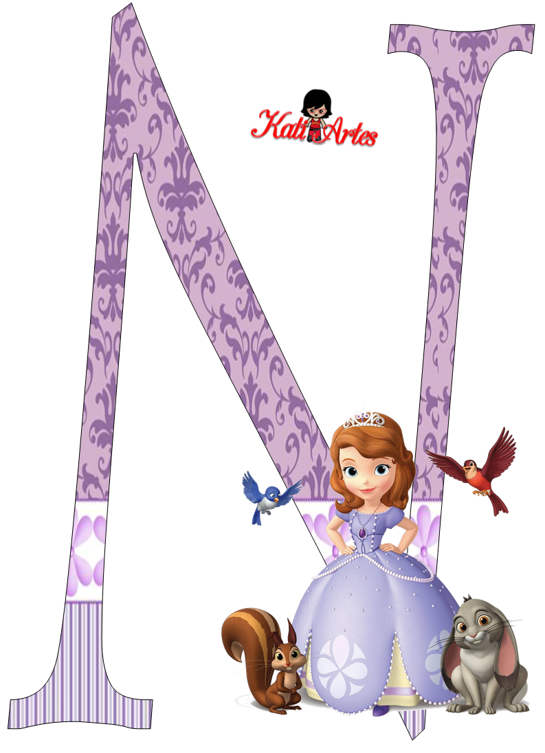 Lindo Alfabeto de Princesa Sofía. - Oh my Alfabetos!