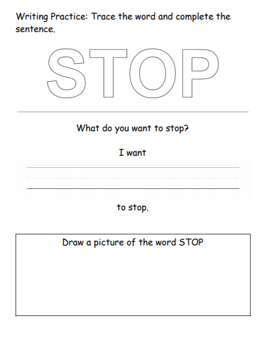 The Magic of Speech: How to Teach Core Words: STOP