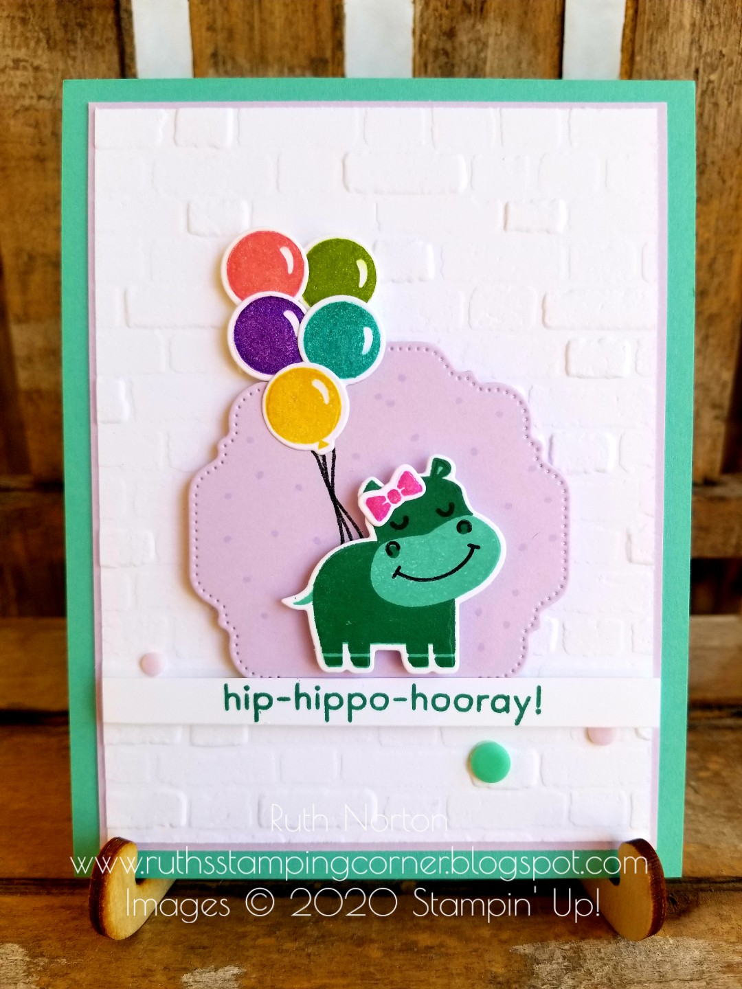 Ruth's Stamping Corner: Hip Hippo Hooray