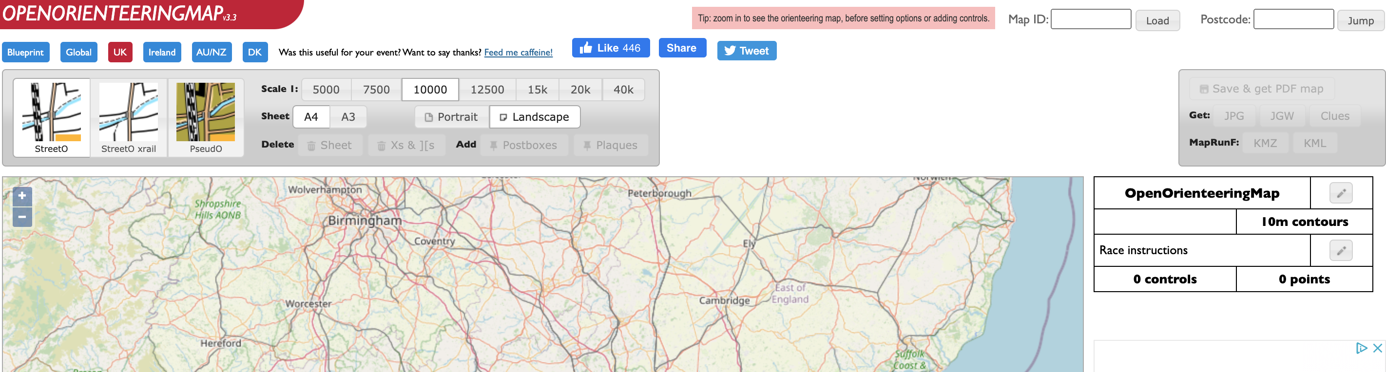 Open Orienteering Map