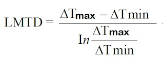 Steam Boiler: LMTD Heat Exchanger (Logarithmic Mean Temperature Difference)