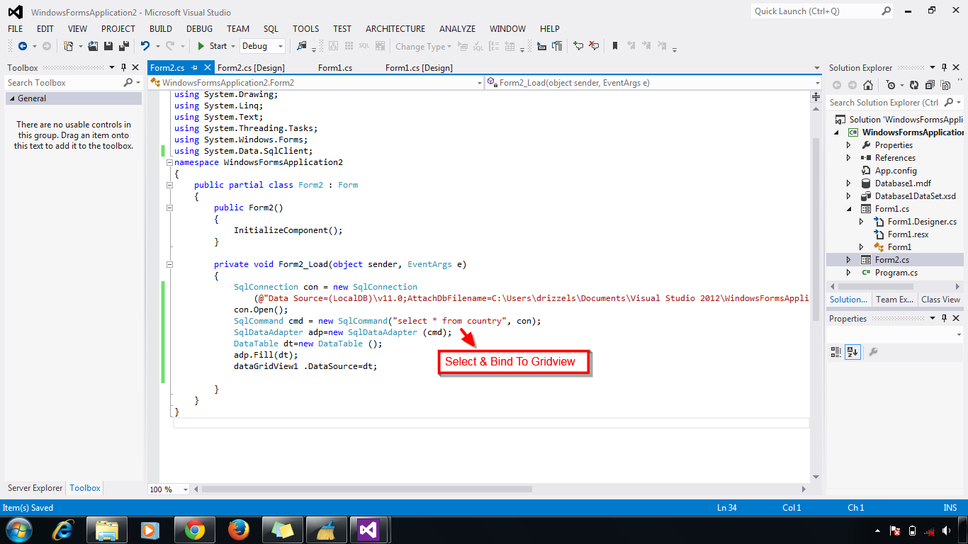 DataGridView Selected Row Cell Data To TextBox or Label in C#.Net ... DataGridView Selected Row Cell Data To TextBox or Label in C#.Net ...