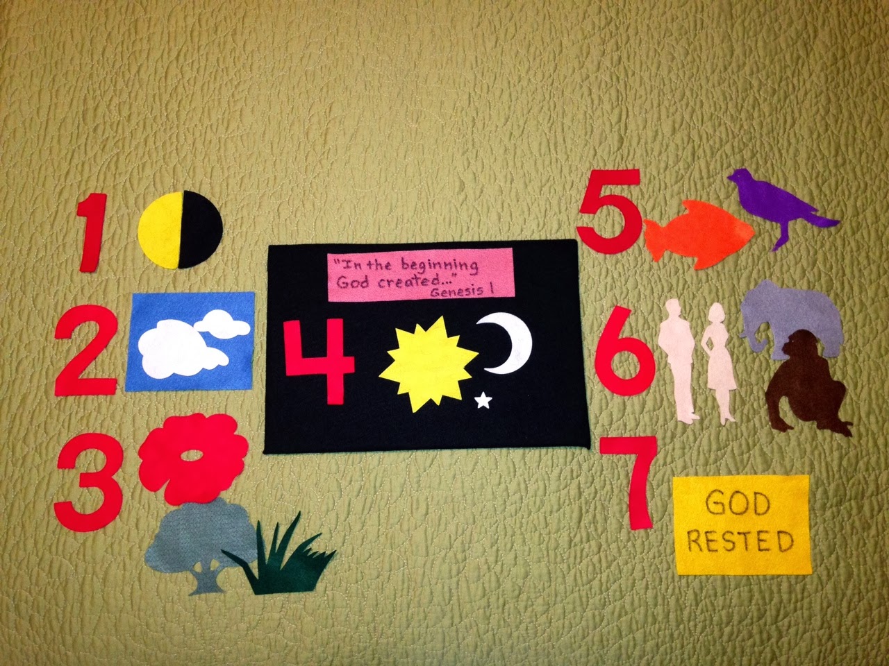 Children's Bible Lessons: Visual Aids - #3 Flannelgraph