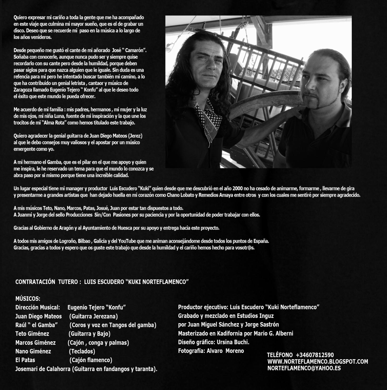 TUTERO PRESENTA SU DISCO "ALMA ROTA" EN ZARAGOZA | NORTEFLAMENCO