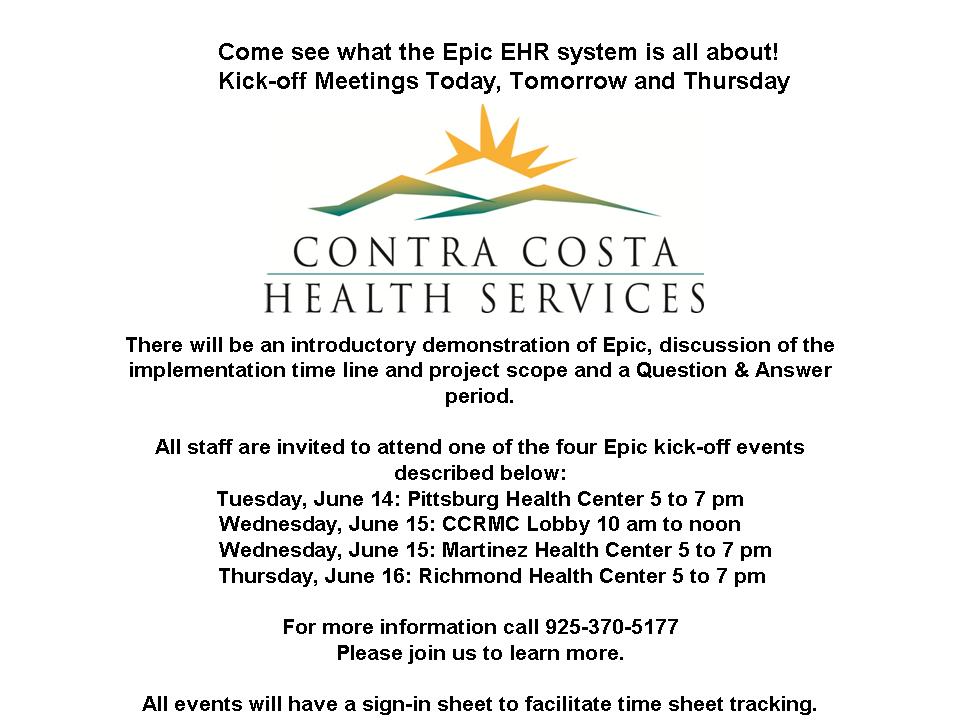 DOING COMMON THINGS UNCOMMONLY WELL: CCRMC and Contra Costa Health ...