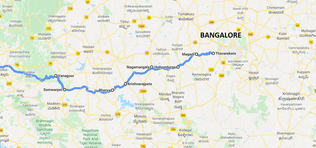SH 87 (Magadi Road) as a National Highway