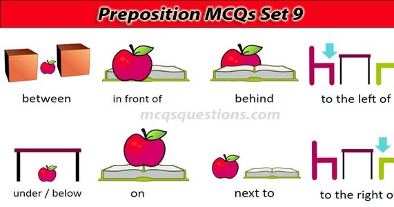 English Preposition MCQ With Answers Set 9