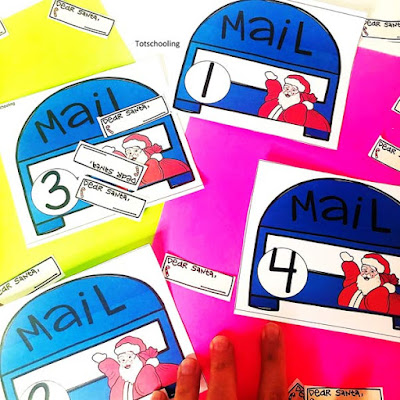 Counting Letters To Santa | Totschooling - Toddler, Preschool ...