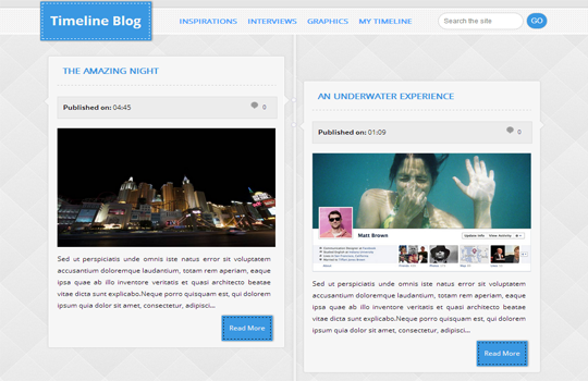 Timeline Magazine Blogger Template | webs-tools