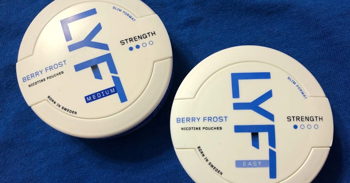 Lyft Berry Frost (Nicotine Pouches) Easy & Medium - Reviews ...