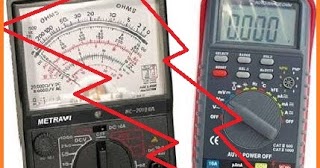 Cara Membaca dan Menggunakan Multimeter Analog dan Digital