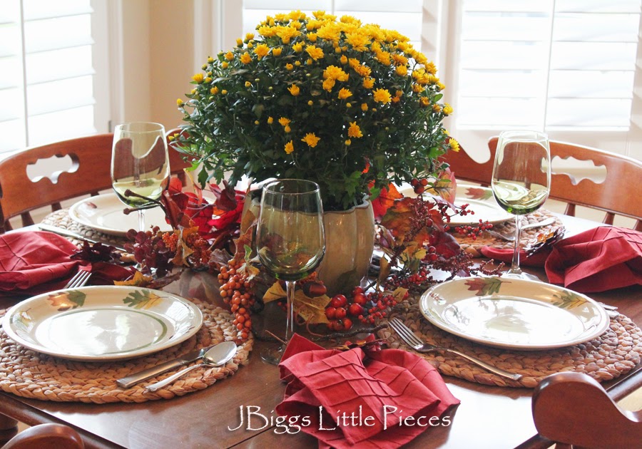 JBigg: Life in Kentucky: Yellow Mums for a Fall Tablescape and Inexpensive
