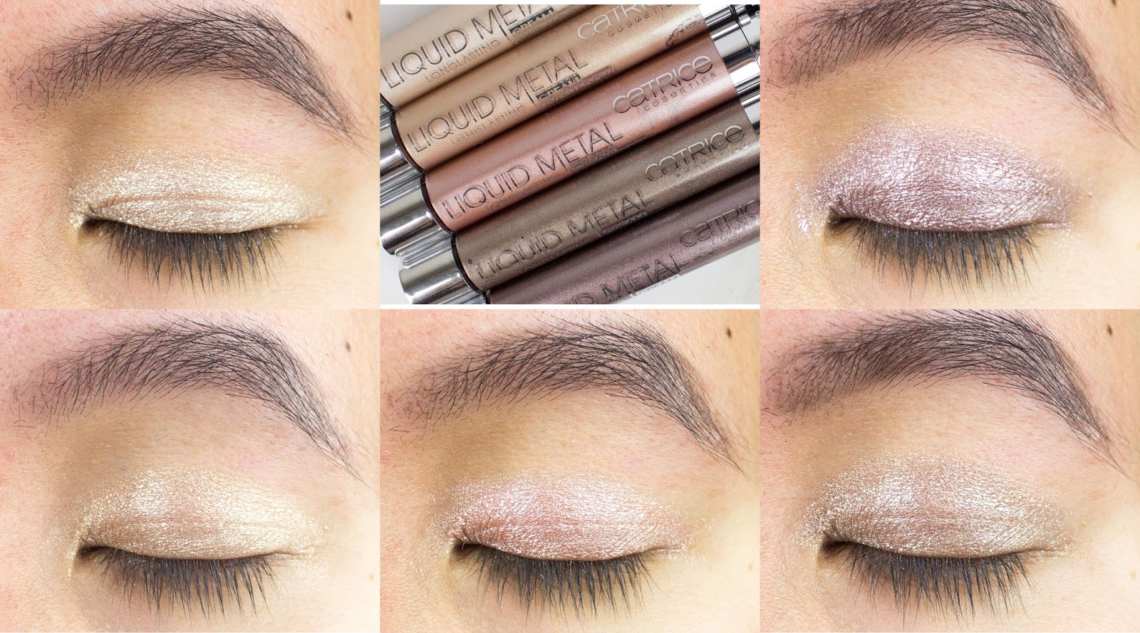 Catrice Liquid Metal Longlasting Cream Eyeshadow - Swatches and Review ...