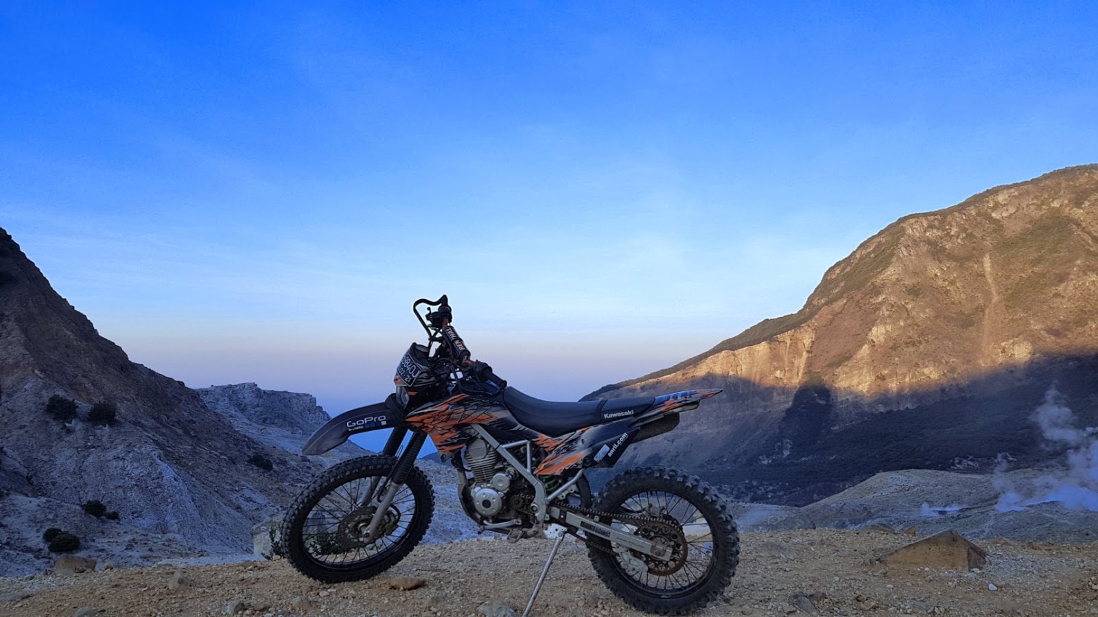 Berpetualang Offroad Motorcross dari Bandung Ke Gunung Papandayan Garut ...