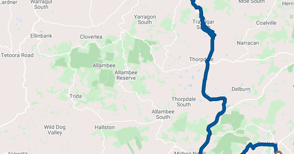 The Roaming 5: Day 44 (March 15) - Darnum to Boolarra via Warragul
