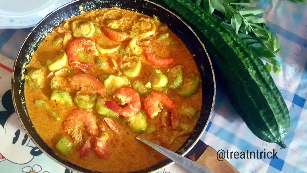 TREAT & TRICK: PETOLA MASAK LEMAK / LUFFA in COCONUT MILK