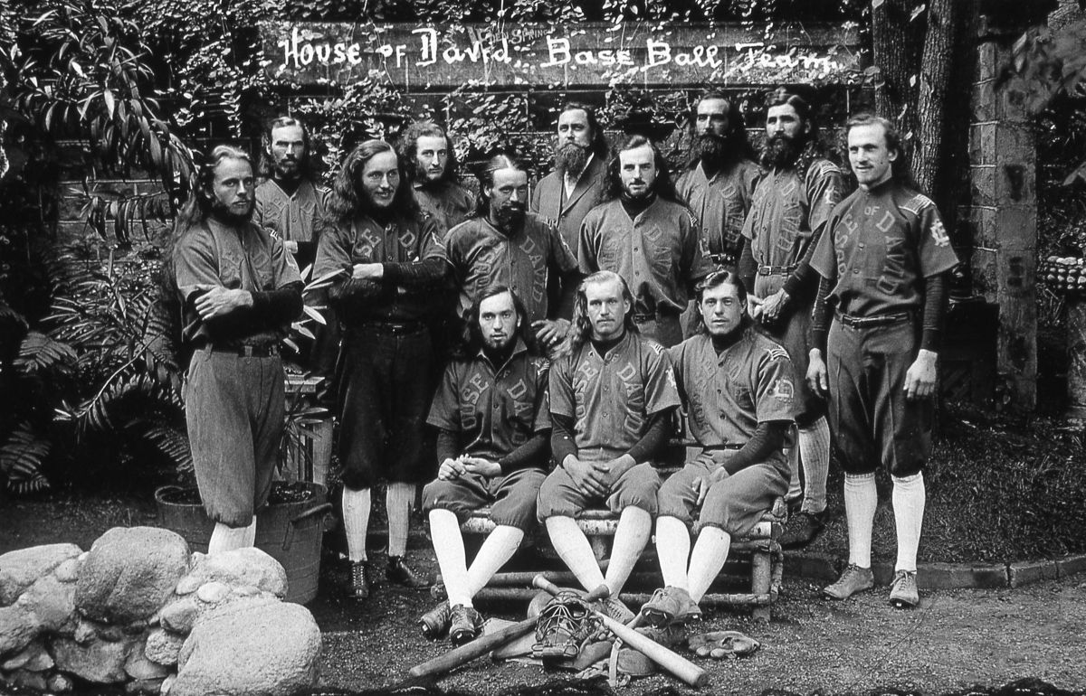 Pictures of the House of David, the All-Bearded Baseball Team, From the ...