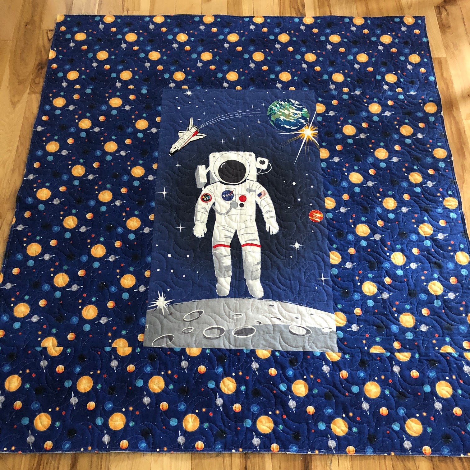 NASA quilt - Stories from the Sewing Room