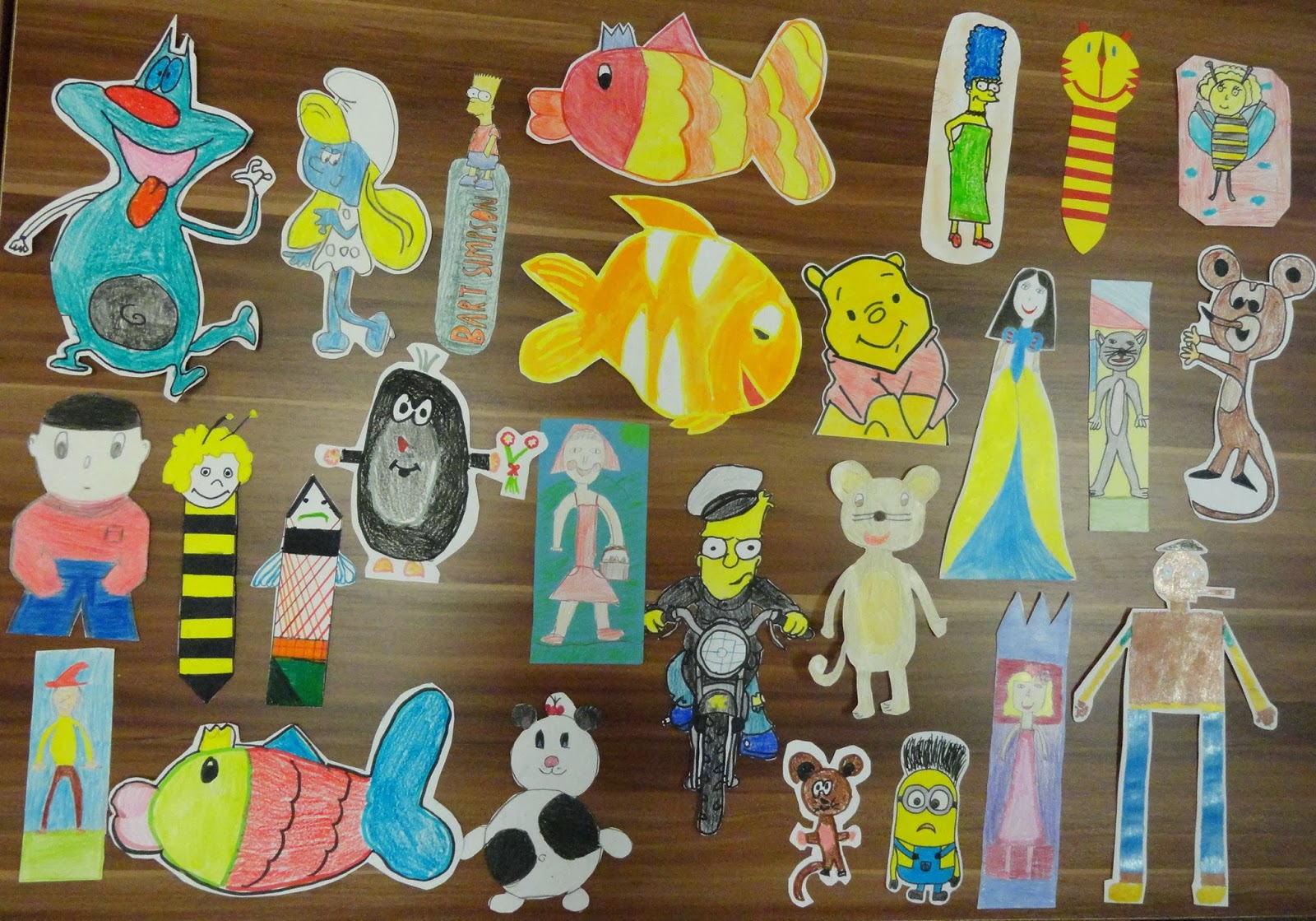 Pestráčik: Záložky - rozprávkové postavy