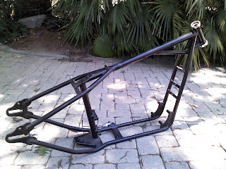 It's just junk parts cooperative..: Paughco rigid Sportster frame - $500