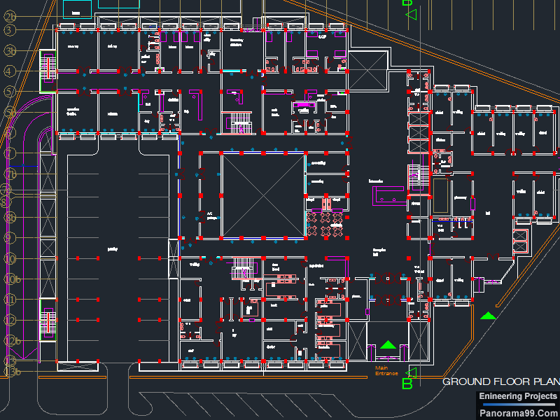 Hospital Building Plans Dwg