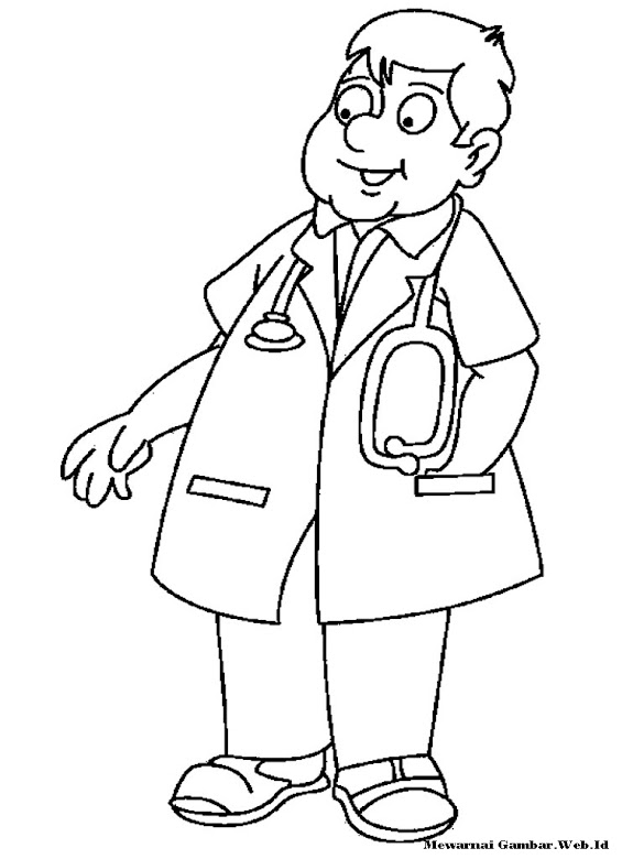Mewarnai Alat Dokter : Mewarnai Dokter Gabrez - Hari ini saya ...