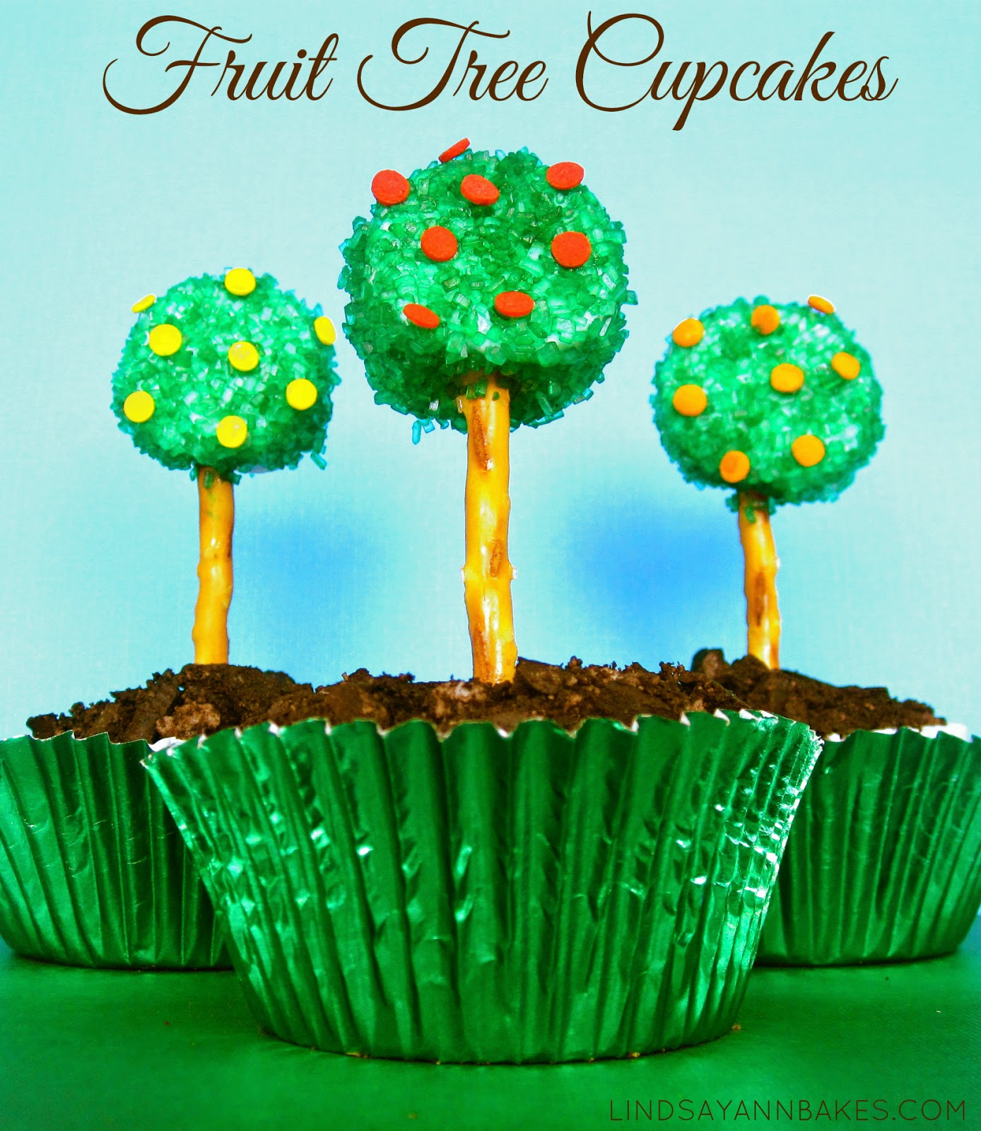 Fruit Tree Cupcakes - The Lindsay Ann