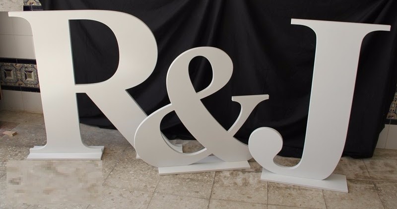 Letras para Matrimonio pack 1 metro