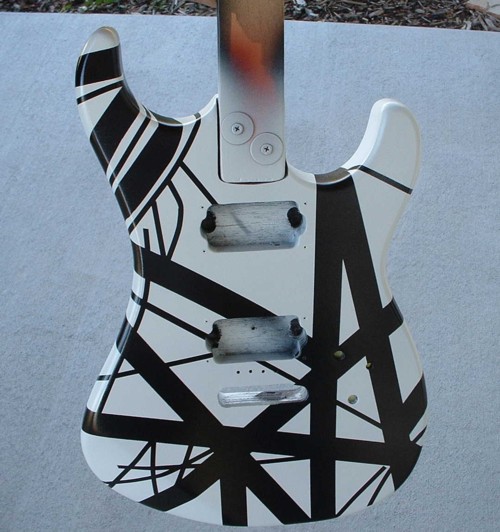 South Shields Guitar Lessons: How To Paint Your Own Eddie Van Halen ...