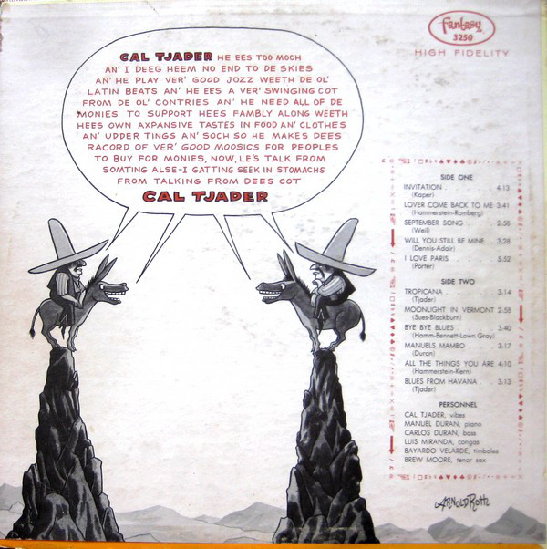 ENTRE MUSICA: CAL TJADER - Latin Kick (1958)