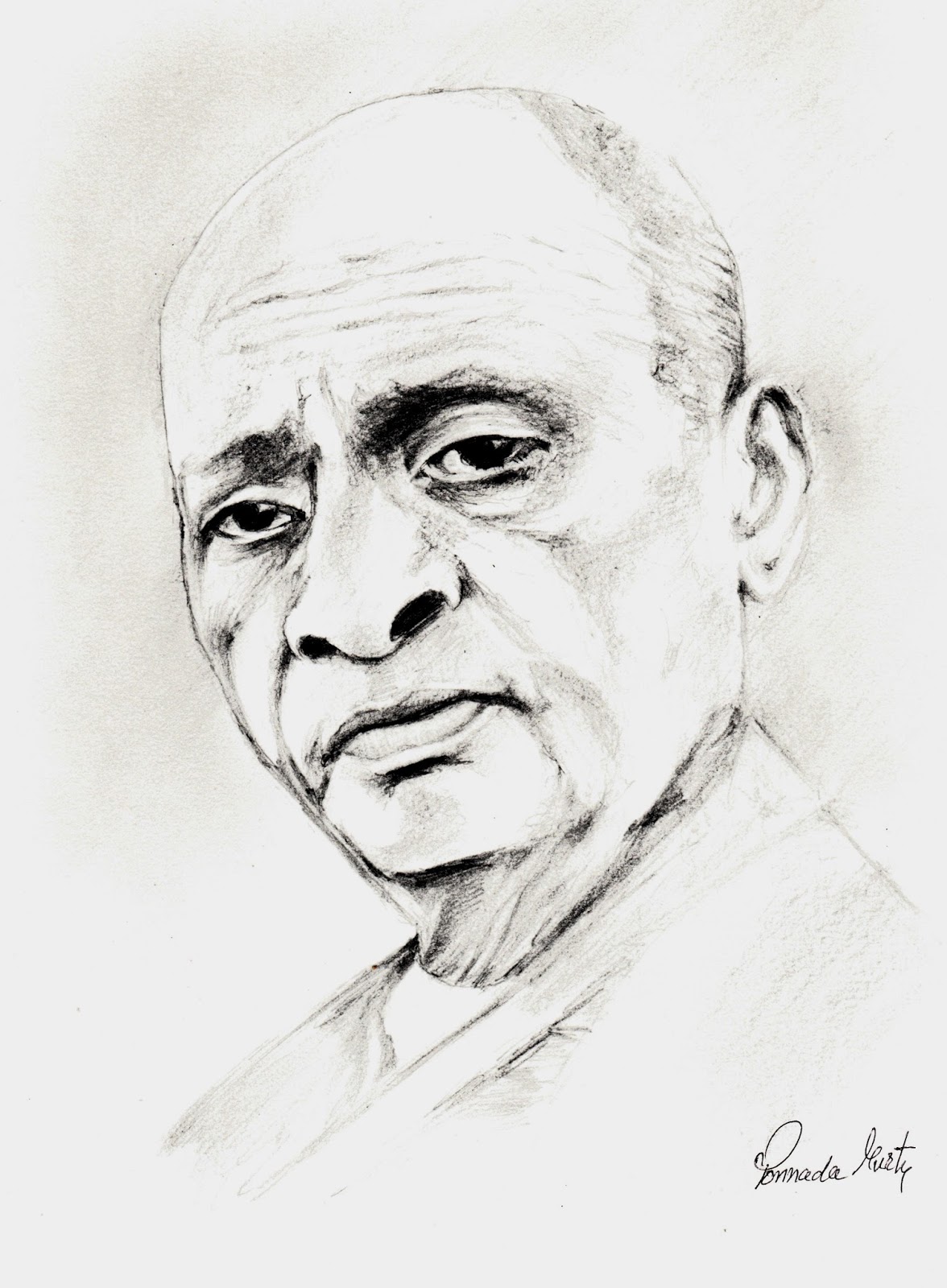 Sketches and Drawings : Sardar Vallabhbhai Patel - Birth Anniversary ...