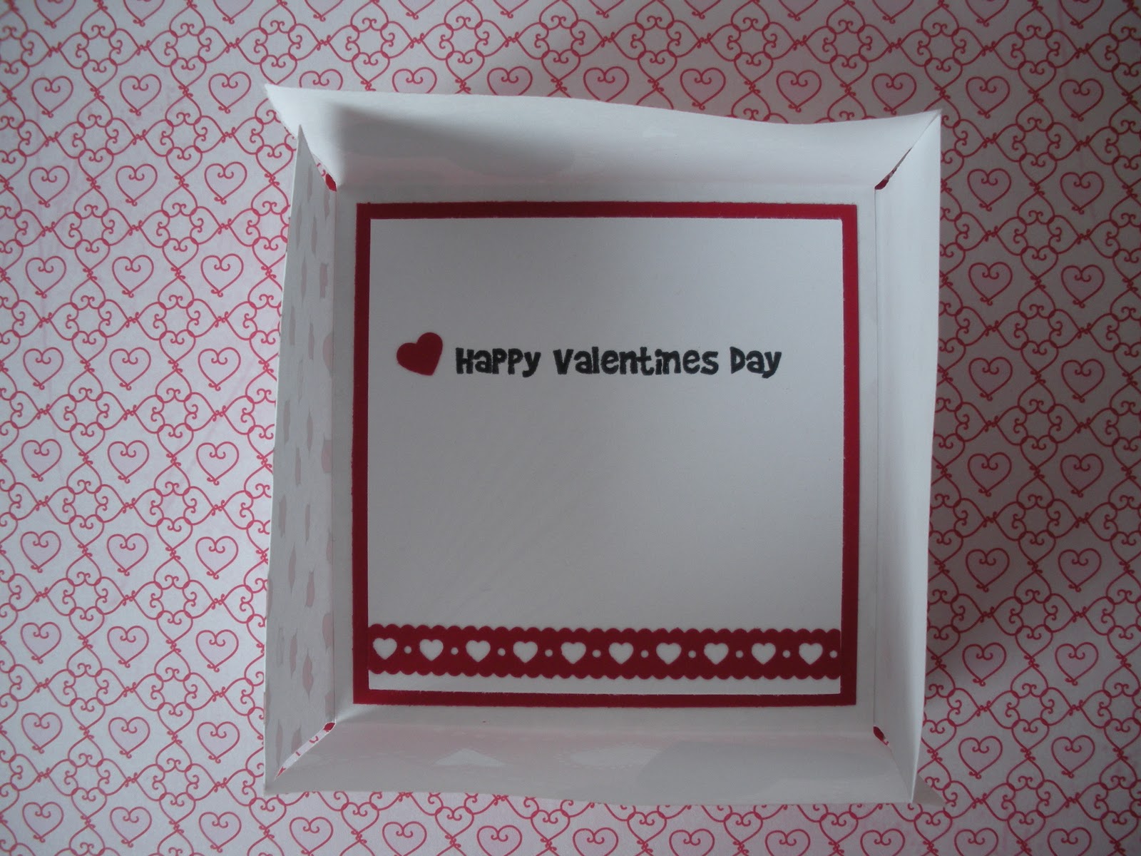 The Queen's Card Castle: Box Top Fold Card