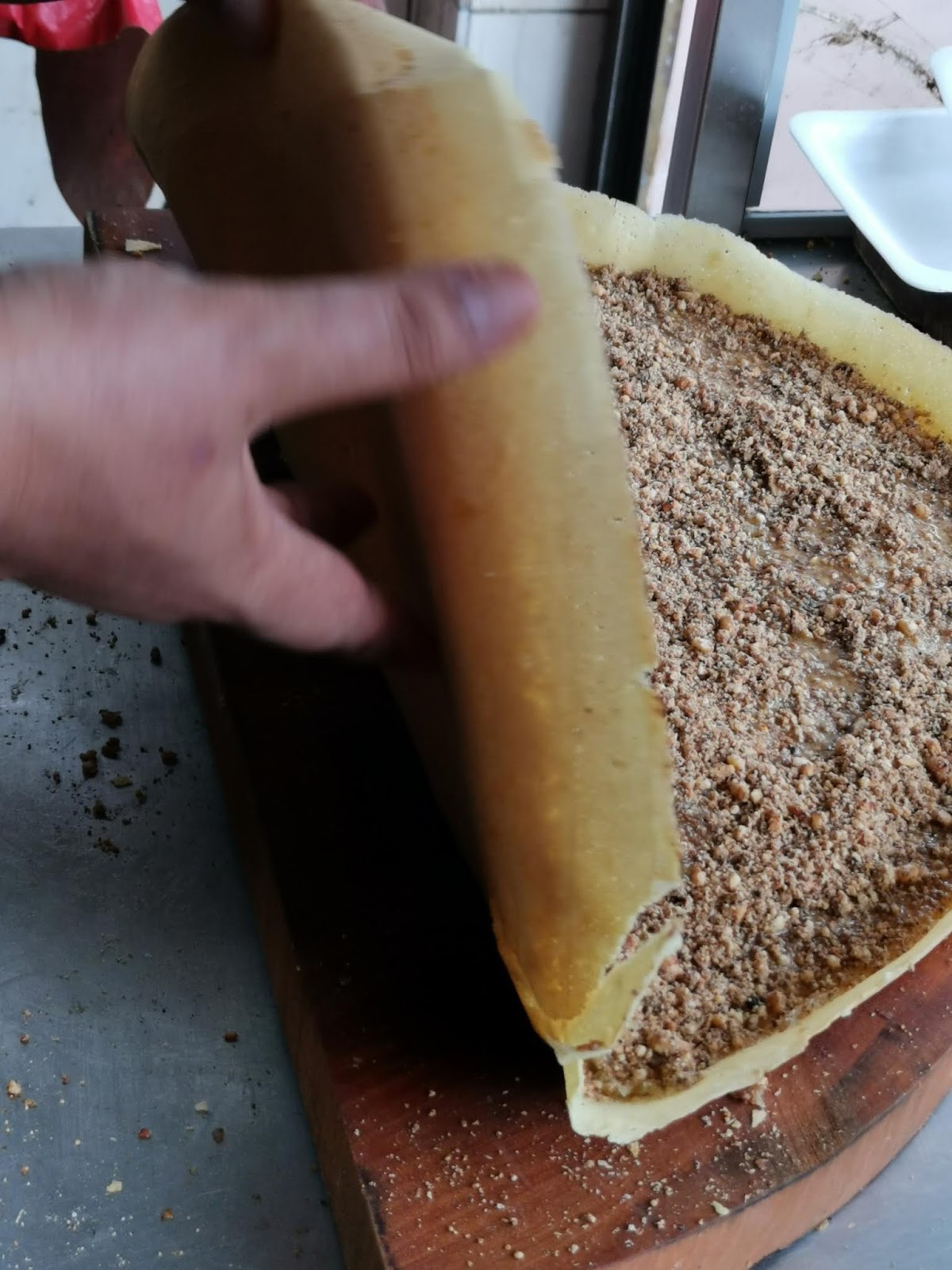 Menglembu Famous Chinese Big Apom - Apam Balik @ near Menglembu Market