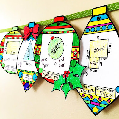 Scaffolded Math and Science: Christmas Math Pennants