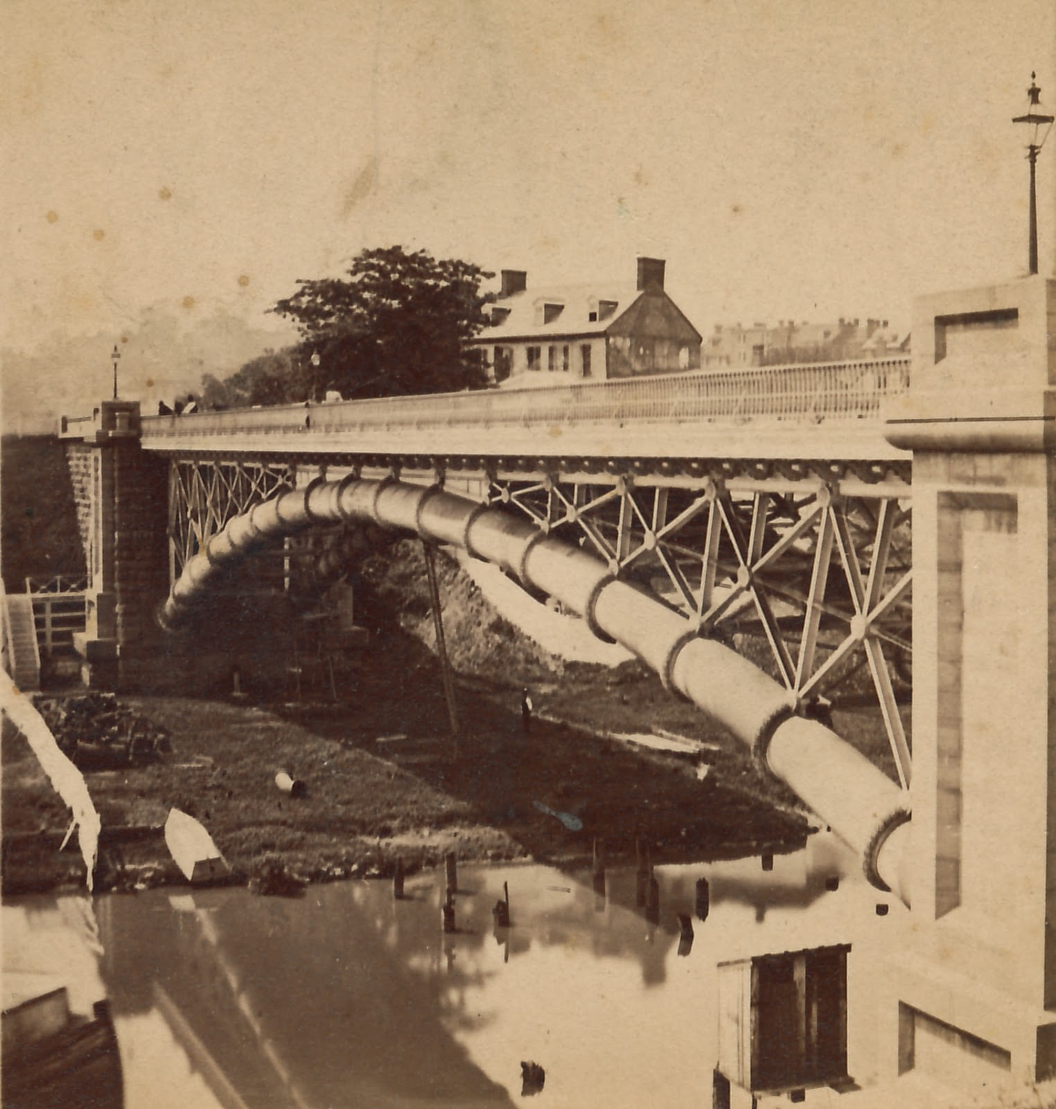 On Pennsylvania Ave, Georgetown's other aqueduct bridge