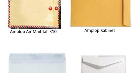 24+ Jenis Amplop