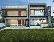 Duplex House with 2 living units positioned over 2 floors connected by ...