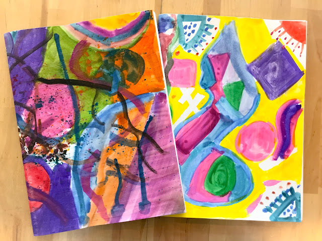 Paintbrush Rocket: 5th & 6th Grade Core Art Sketchbooks!