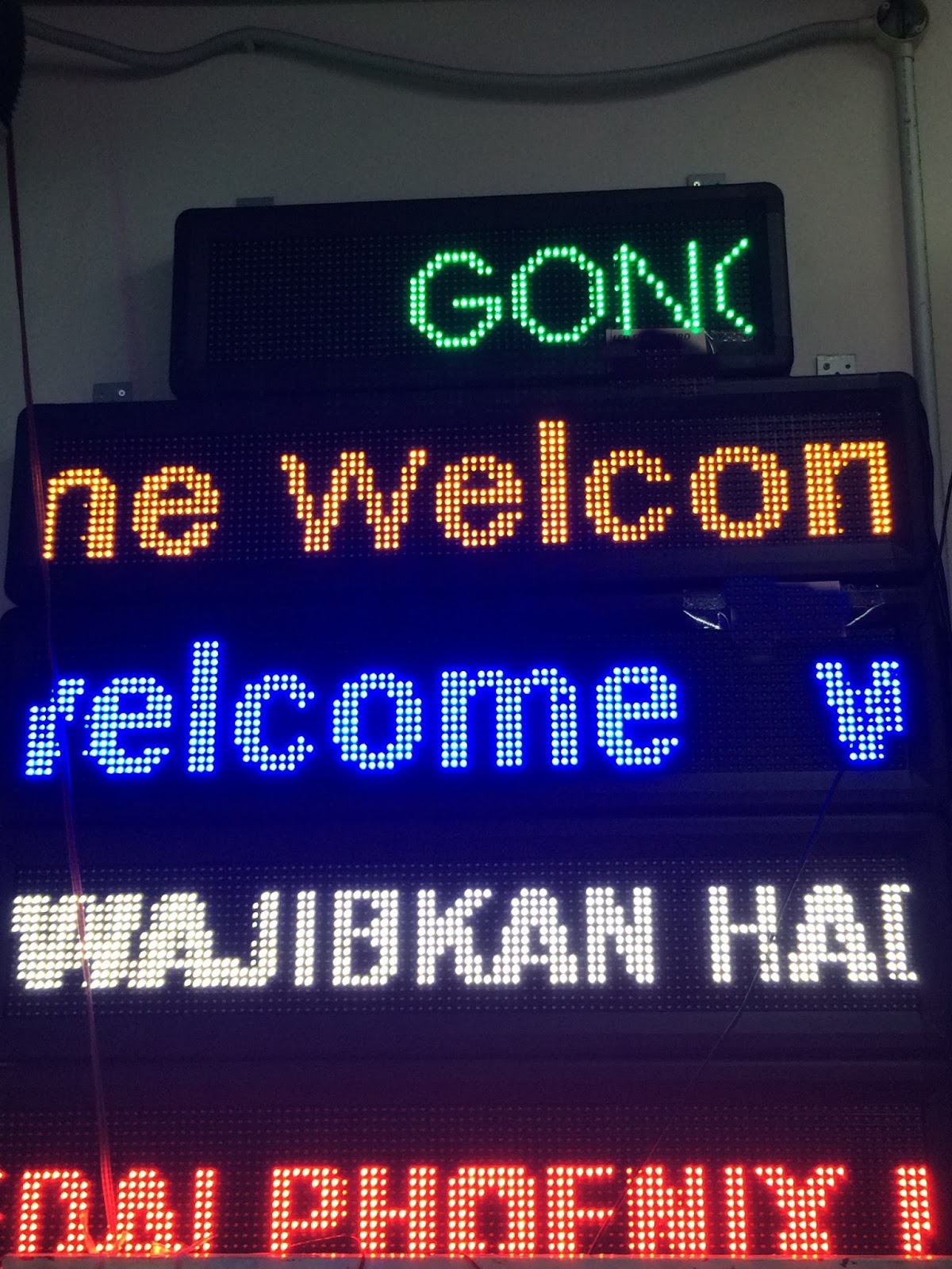 KEDAI JUAL MURAH-MURAH MALAYSIA: Papan Iklan LED Pelbagai Guna (NEW)