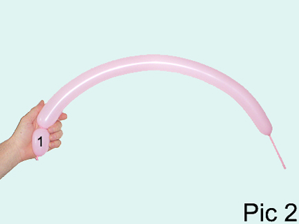 Balloon animals twisting instructions: Balloon ballerina