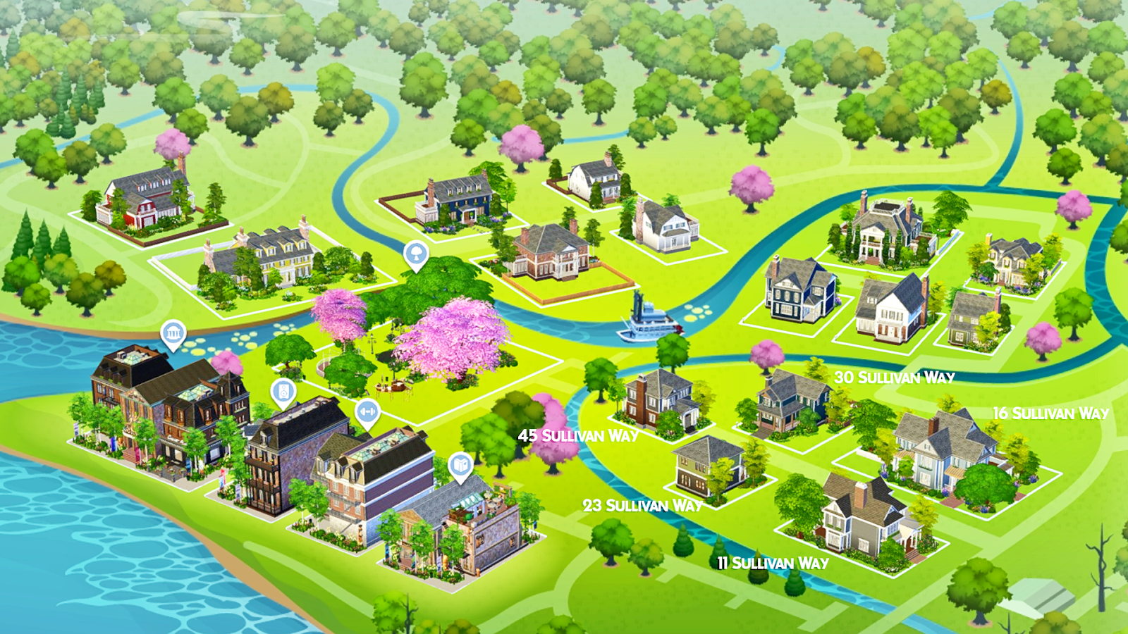 Simsational Designs: Welcome to Davenporte - Willow Creek Makeover Part 01