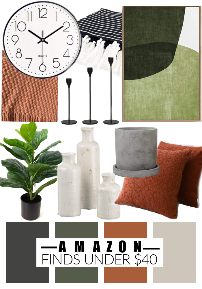 Decor Under $40: Natural Earthy Tones From Amazon | Little House of ...