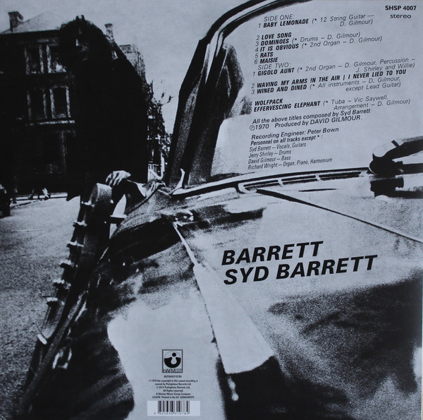 Classic Rock Covers Database: Syd Barrett - Barrett (1970)