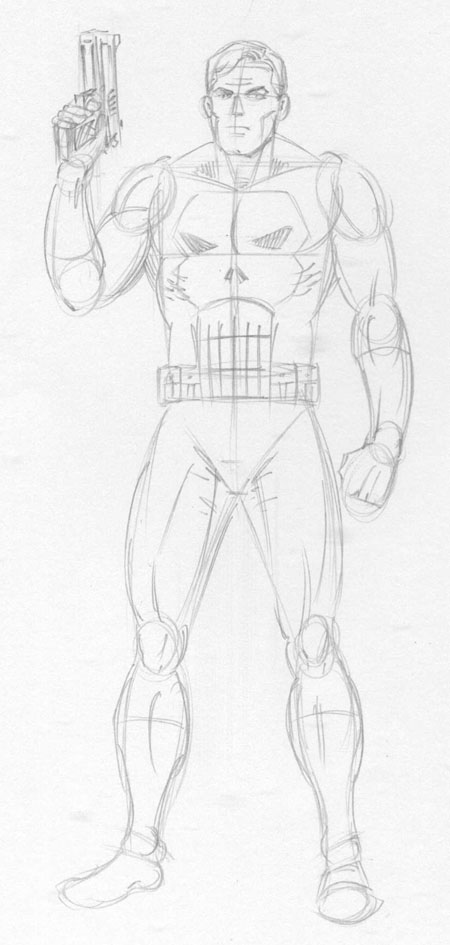 The Comic Book Art of Joey Jarin: How 'I' Draw The Punisher