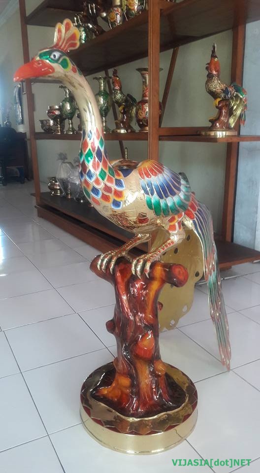 Patung Angsa Kuningan - Toko Kerajinan Tembaga dan Kuningan Bondowoso