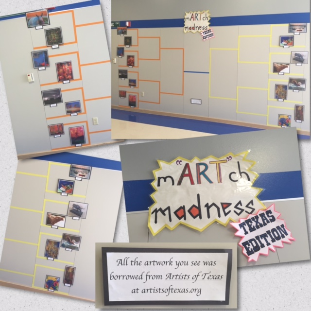 The Speckled Smock at Polser Elementary: M"art"ch Madness in Full Swing