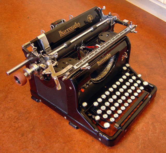 The Typewriter Revolution blog: Burrowing into Burroughs typewriters