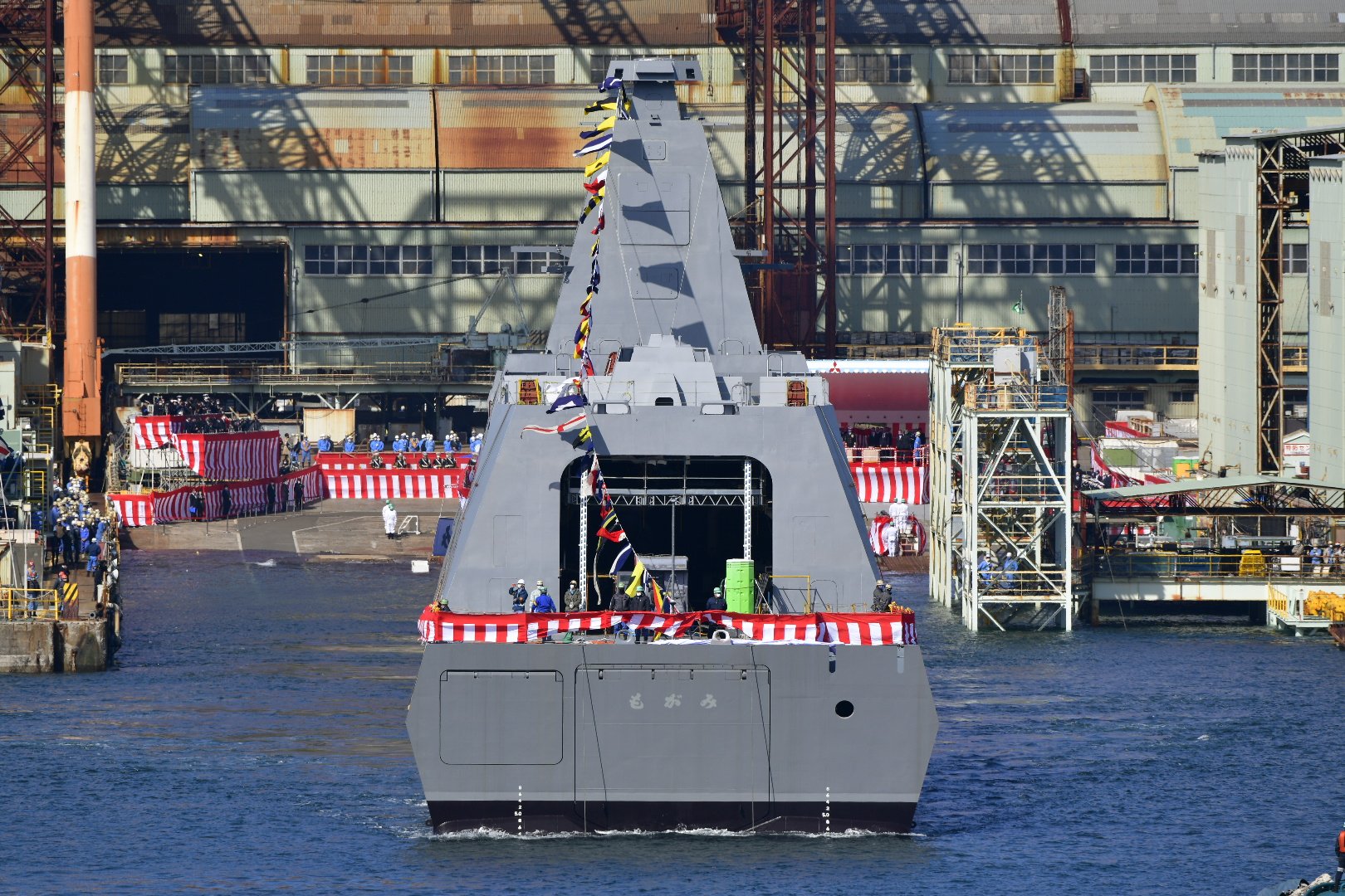 AAG_th บันทึกประจำวัน: ญี่ปุ่นทำพิธีปล่อยเรือฟริเกตอเนกประสงค์ใหม่ลำที่ ...