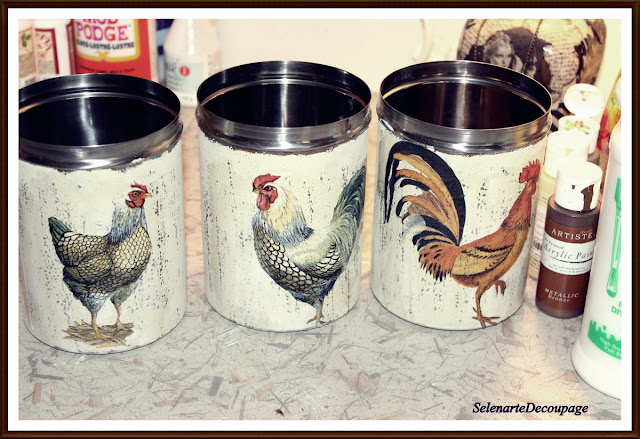 Selenarte - Passion For Decoupage: DIY - Decoupage On Metal And Shabby ...